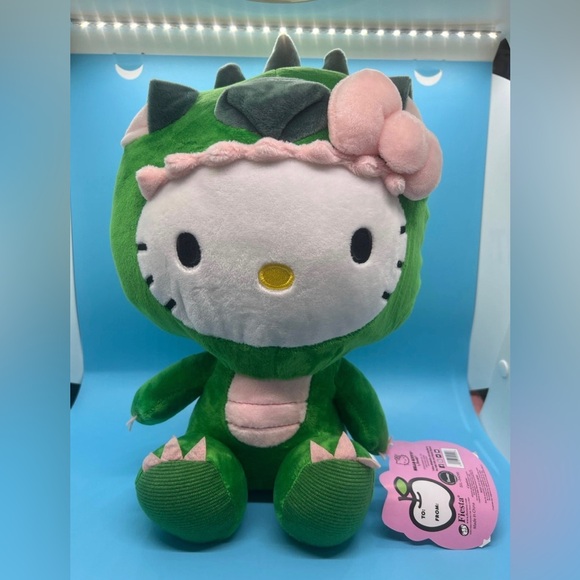 Sanrio | Toys | Sanrio Hello Kitty In Dinosaur Costume 2 Plush | Poshmark